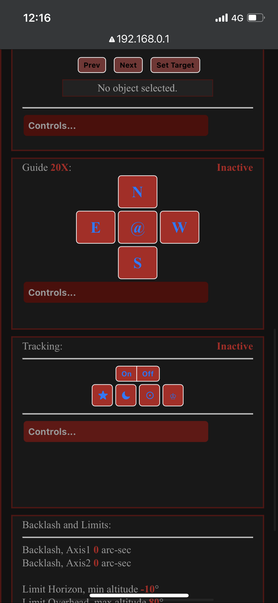 OnStepXの使い方（その1） | 雨男時々嵐を呼ぶ男のBLOG